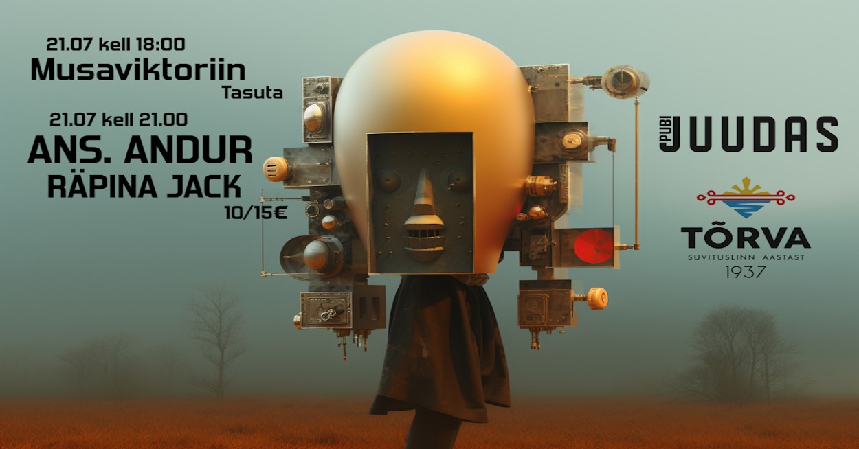 Musaviktoriin. Ans. Andur ja Räpina Jack pubis Juudas - Tõrva Turism