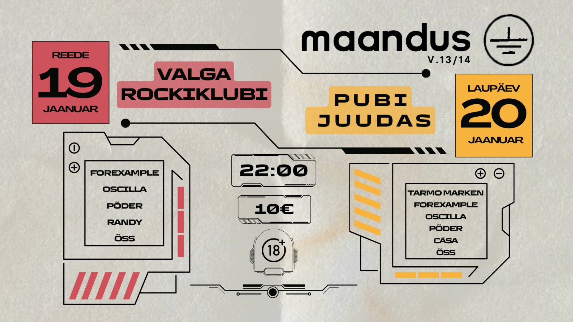 MAANDUS v14 Pubis Juudas - Tõrva Turism